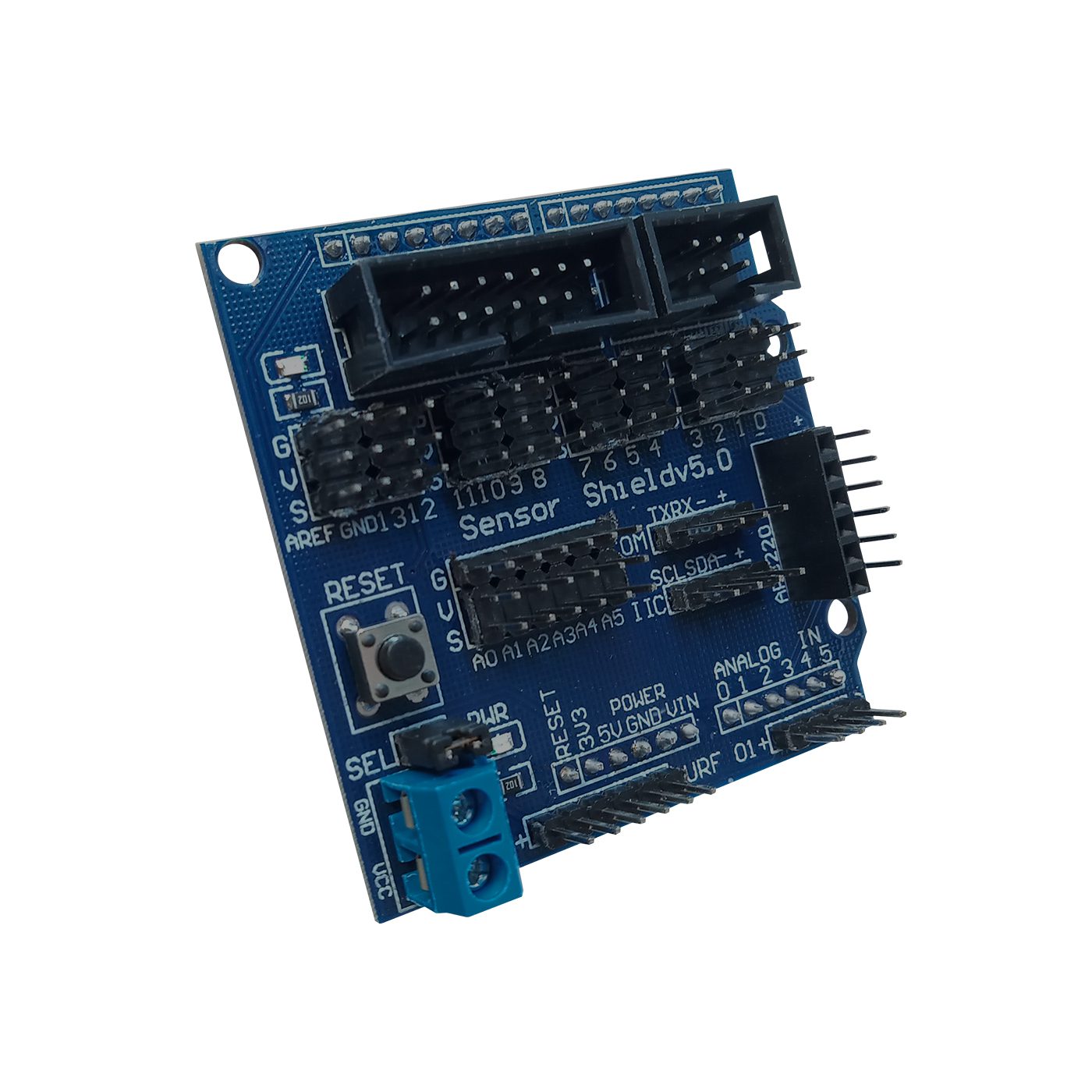 Sensor Shield V5 Motor Servos Arduino Uno Mega Due - Galf Electronica