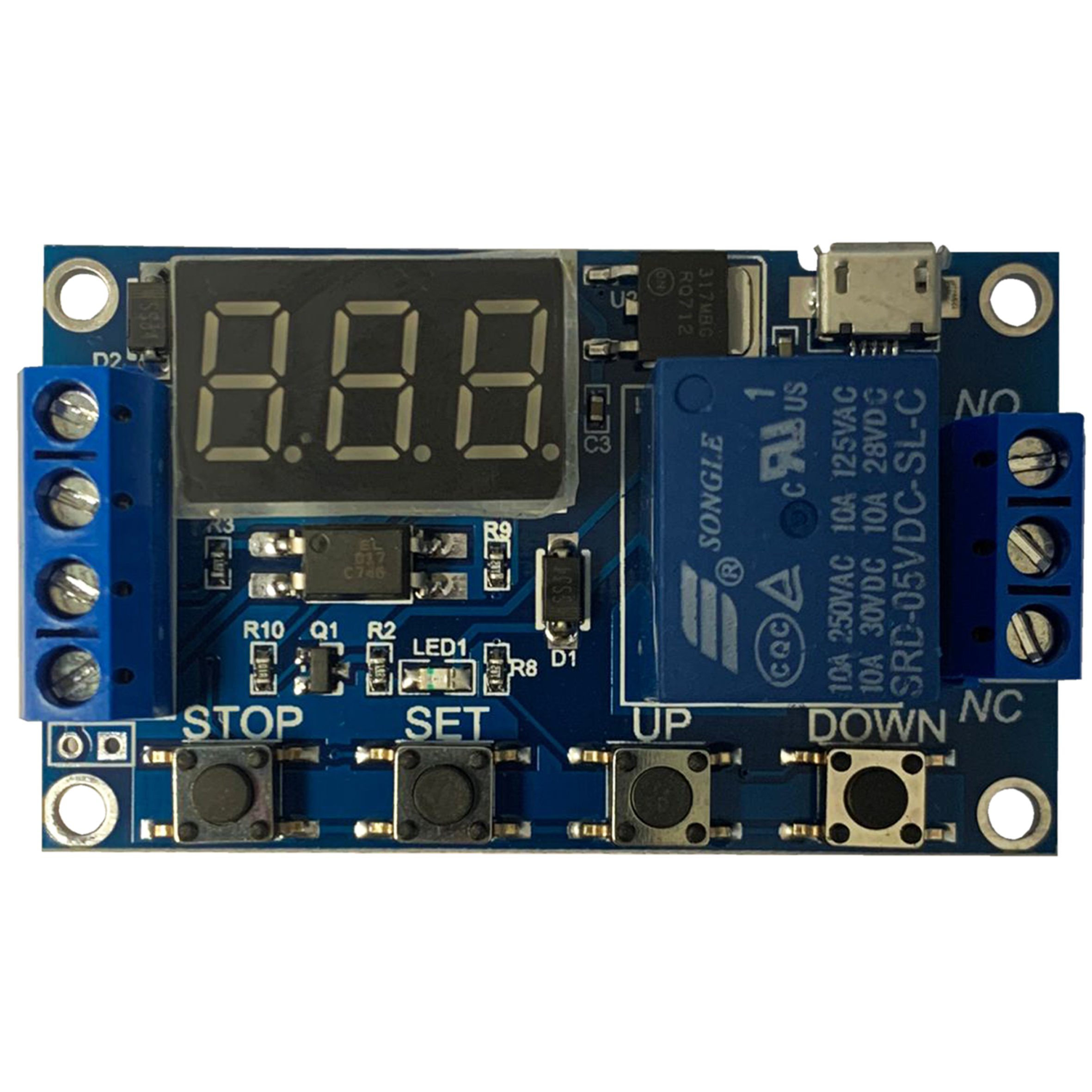 Modulo timer multifuncional XY-J02 12 V Arduino - Galf Electronica